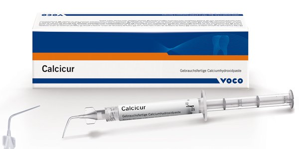 CALCICUR – kalcijum-hidroksid pasta u špricu a 2,5g Voco - Tehnodent d ...